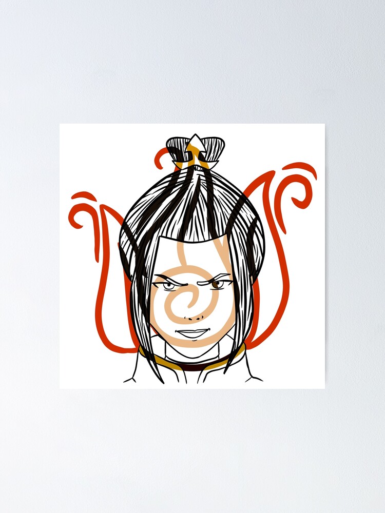 "Azula Fire Nation" Poster by sloewth | Redbubble