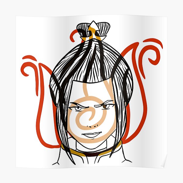 "Azula Fire Nation" Poster by sloewth | Redbubble