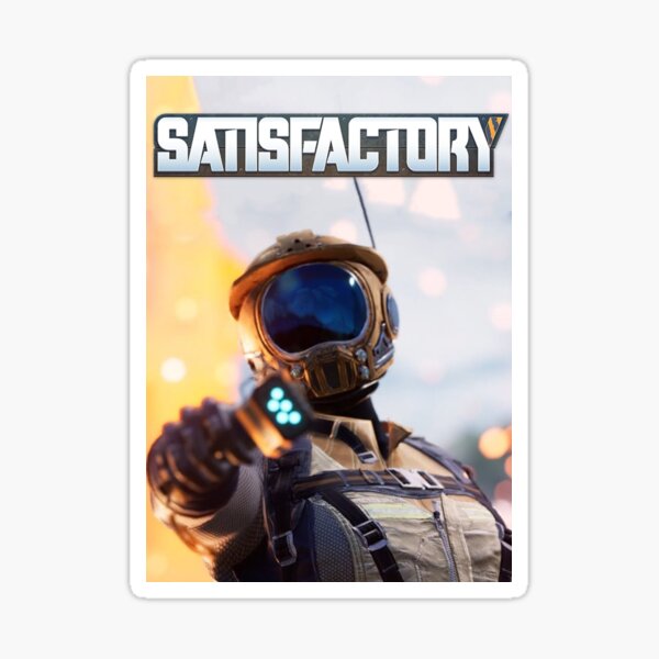 "Satisfactory - Indie Game" Sticker for Sale by CornerDoorStore | Redbubble
