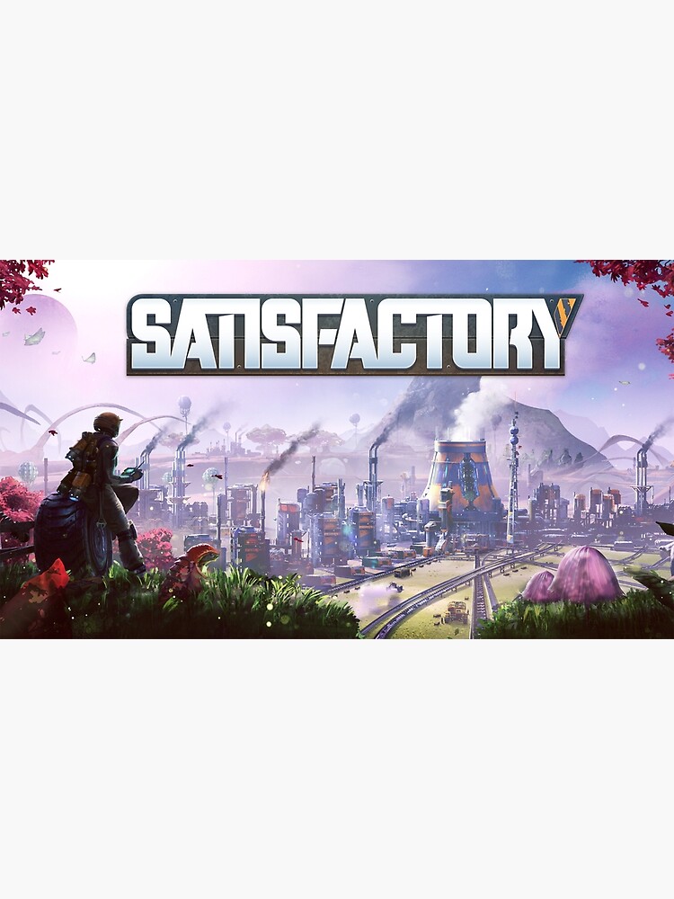 "Satisfactory - Indie Game" Poster for Sale by CornerDoorStore | Redbubble