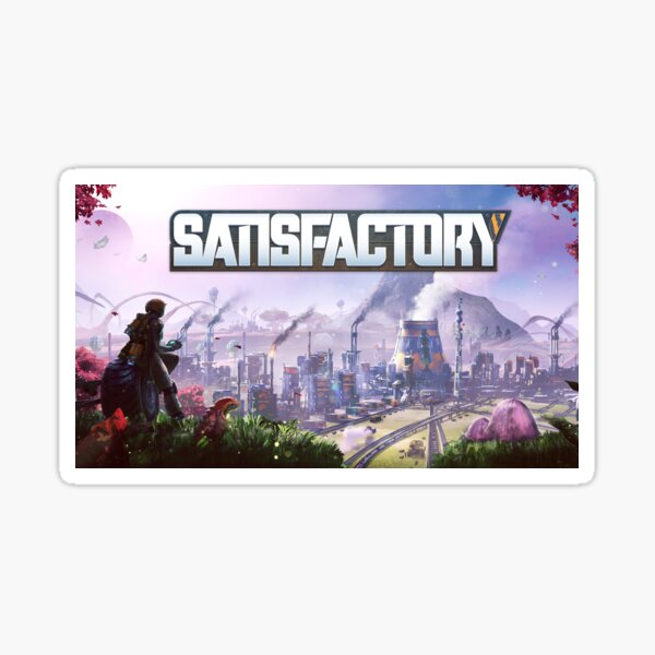 "Satisfactory - Indie Game" Sticker for Sale by CornerDoorStore | Redbubble
