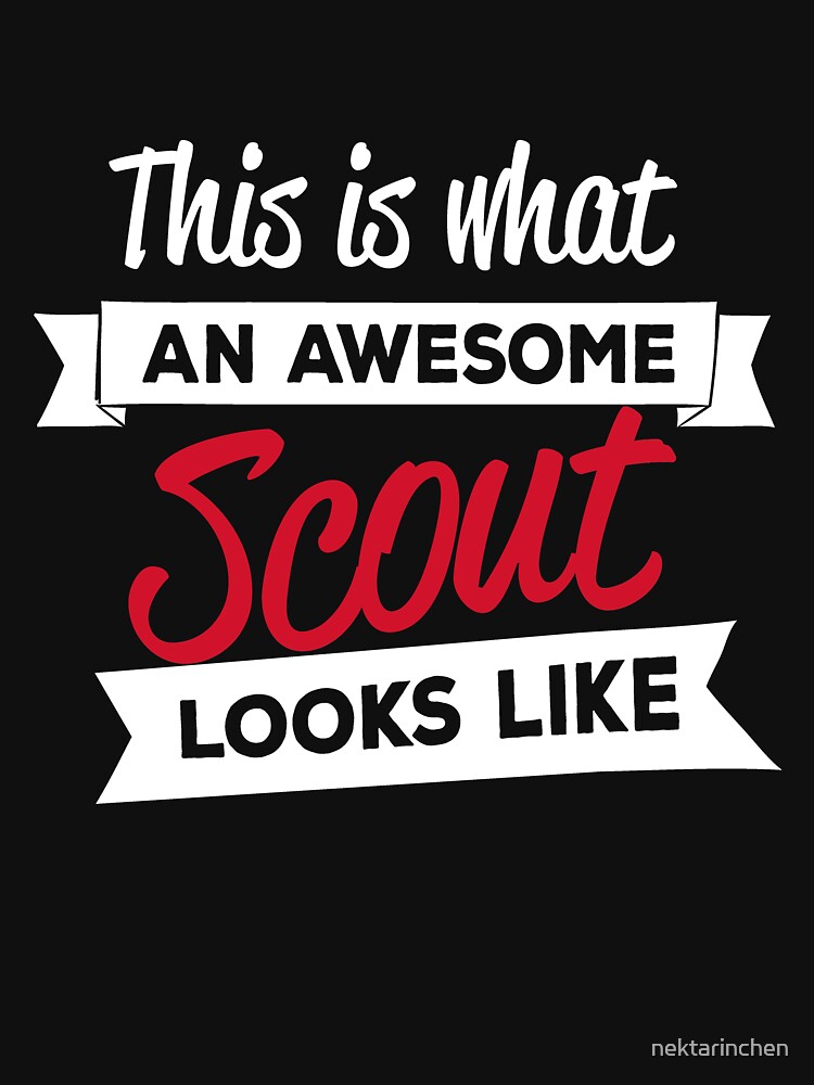 "This is what an awesome scout looks like" T-shirt for Sale by ...