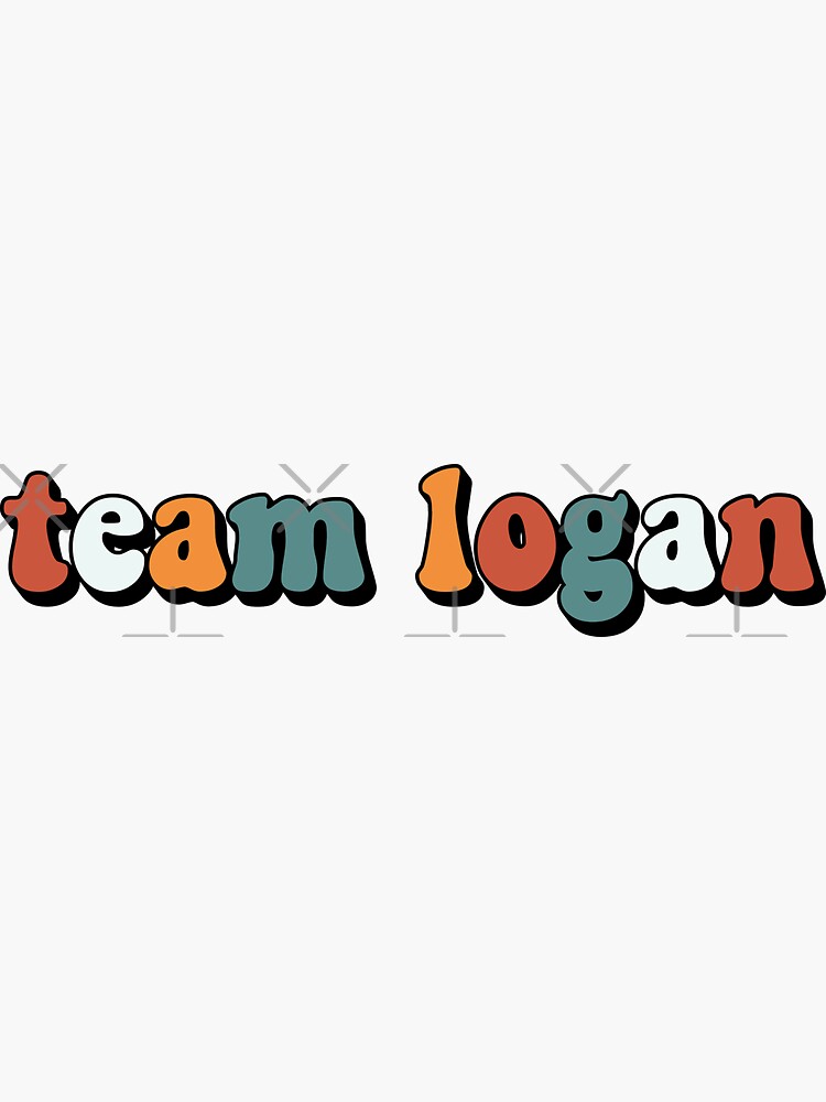 "Team Logan" Sticker by silvieex | Redbubble