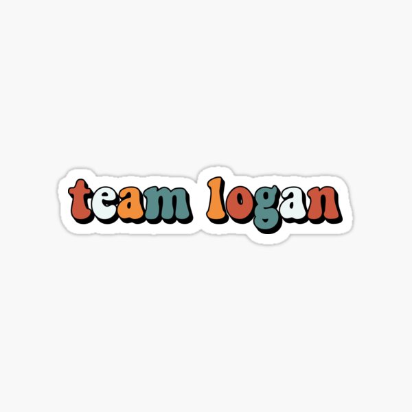 "Team Logan" Sticker by silvieex | Redbubble