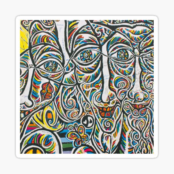 "Serialized Tableau " Sticker by Wahbastore | Redbubble