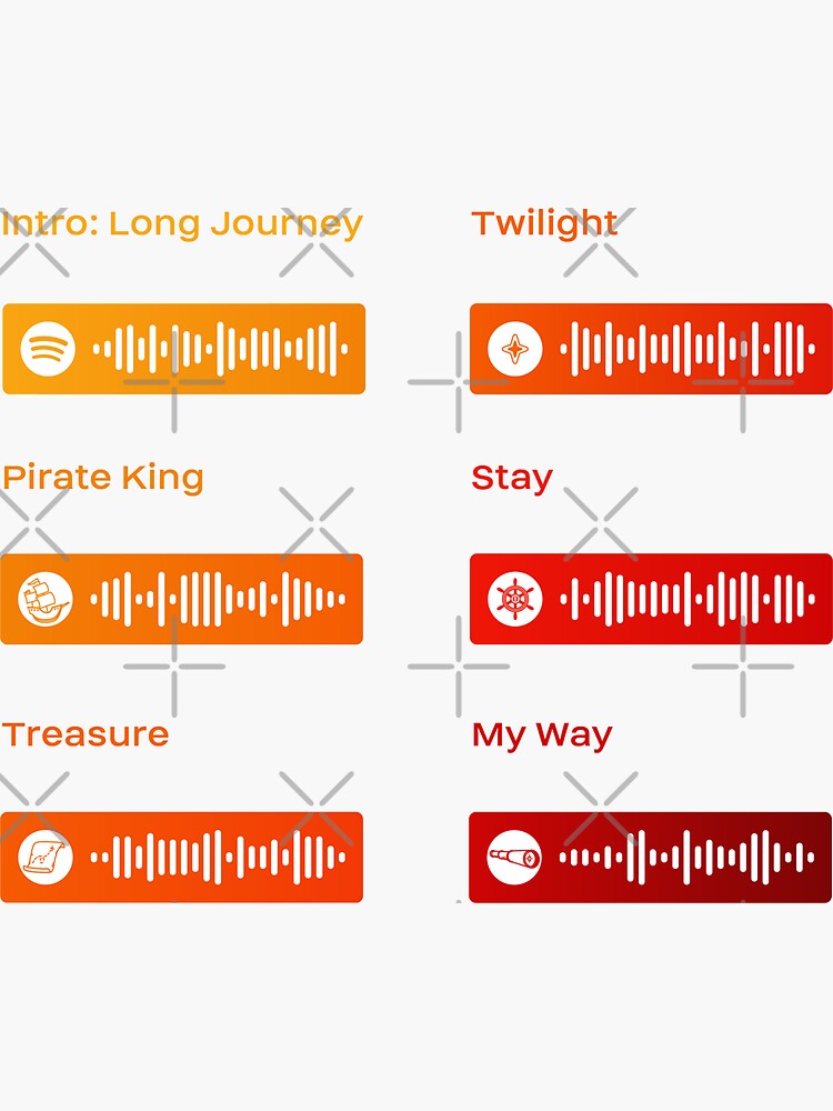 "ATEEZ "TREASURE EP.1: All to Zero" Spotify Codes, kpop" Sticker for ...