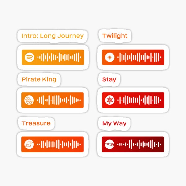 "ATEEZ "TREASURE EP.1: All to Zero" Spotify Codes, kpop" Sticker for ...