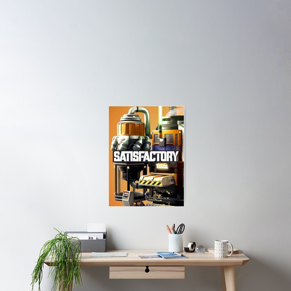 "Satisfactory - Indie Game" Poster for Sale by CornerDoorStore | Redbubble