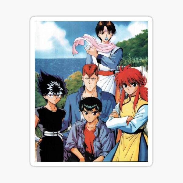 "Yu Yu Hakusho Group Photo 2" Sticker for Sale by hellusinatien | Redbubble