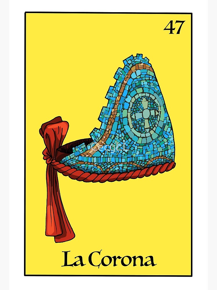 Lámina fotográfica «La Corona azteca lotería mexicana » de CecyLL ...