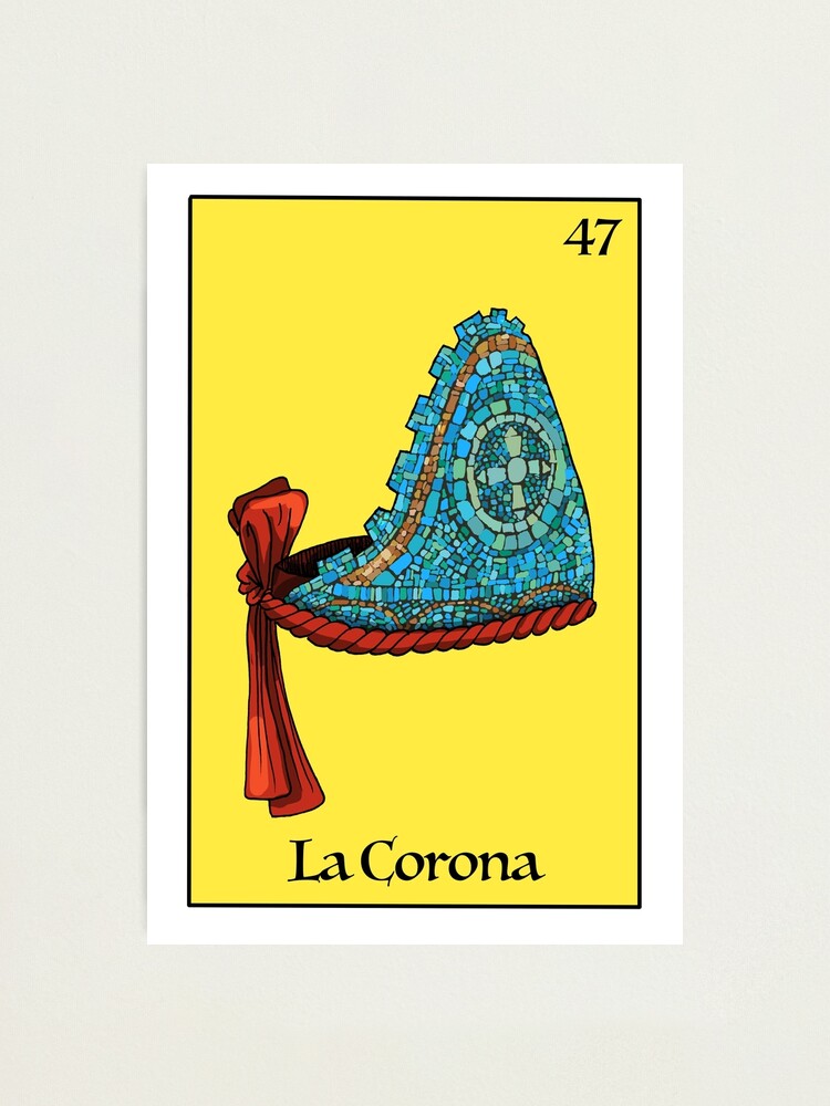 Lámina fotográfica «La Corona azteca lotería mexicana » de CecyLL ...