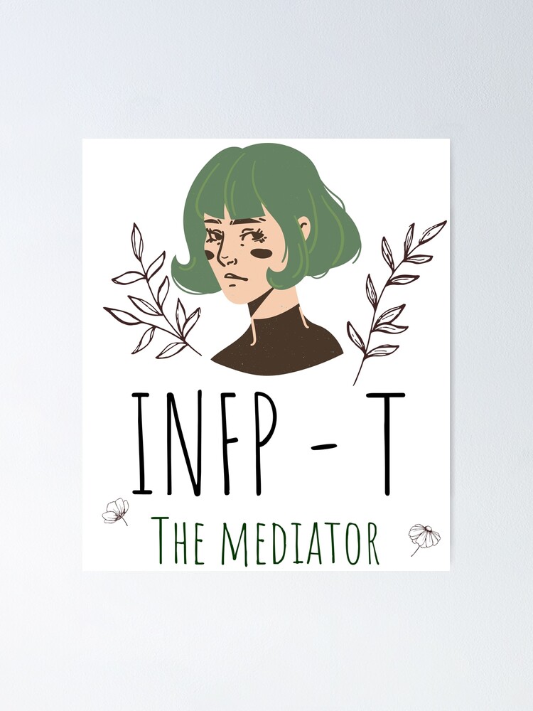 "Shy girl INFP - T The Mediator and Healer MBTI personality illustrated ...