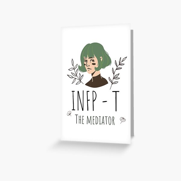 "Shy girl INFP - T The Mediator and Healer MBTI personality illustrated ...