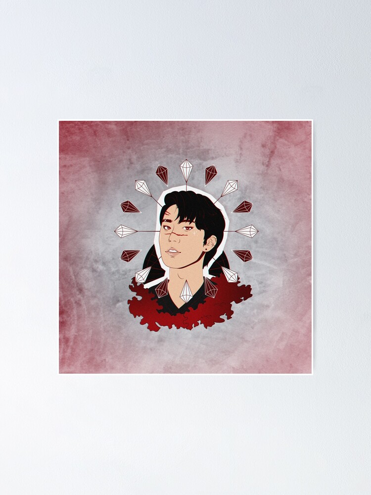 "STRAY KIDS Han Jisung "GO LIVE" / "God's Menu", kpop portrait fanart ...