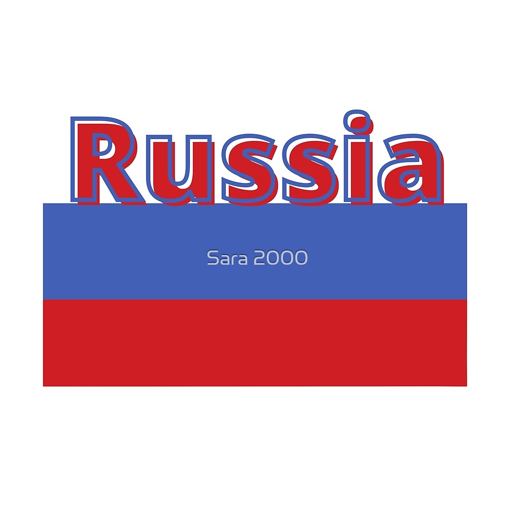"Russian flag" by Sara 2000 | Redbubble