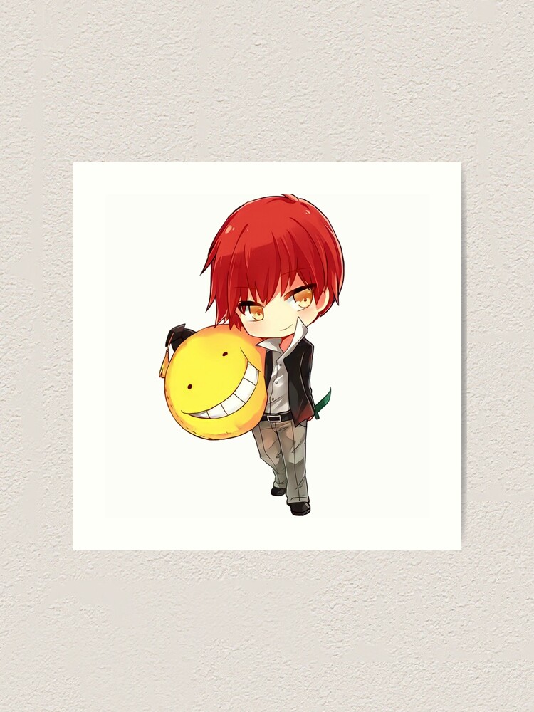 "Chibi Karma Akabane & Koro : Assassination classroom " Art Print for ...