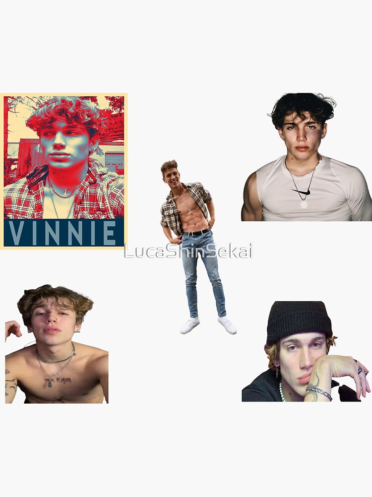 "Vinnie Hacker Pack of 5 " Sticker for Sale by LucaShinSekai | Redbubble