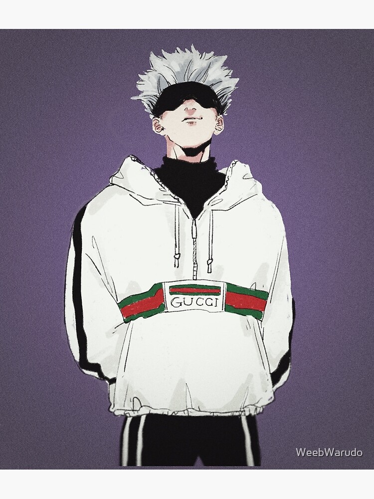 "Gojo Jujutsu Shonen Drip" Poster for Sale by WeebWarudo | Redbubble