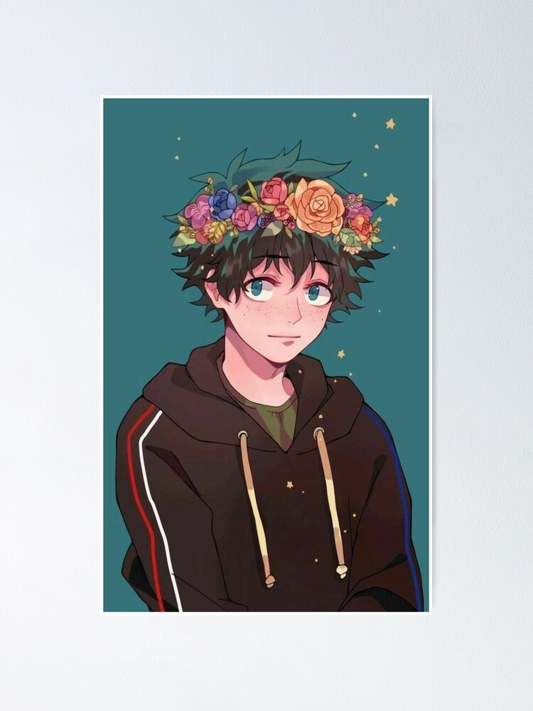 "Deku Flowers" Poster for Sale by Beatleslover | Redbubble
