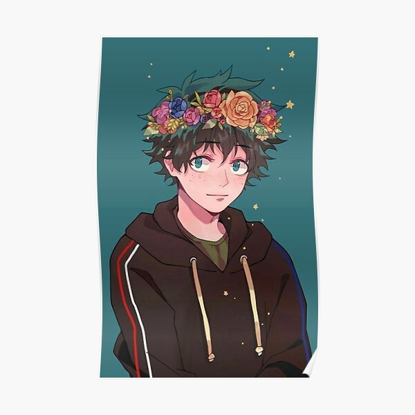 "Deku Flowers" Poster for Sale by Beatleslover | Redbubble