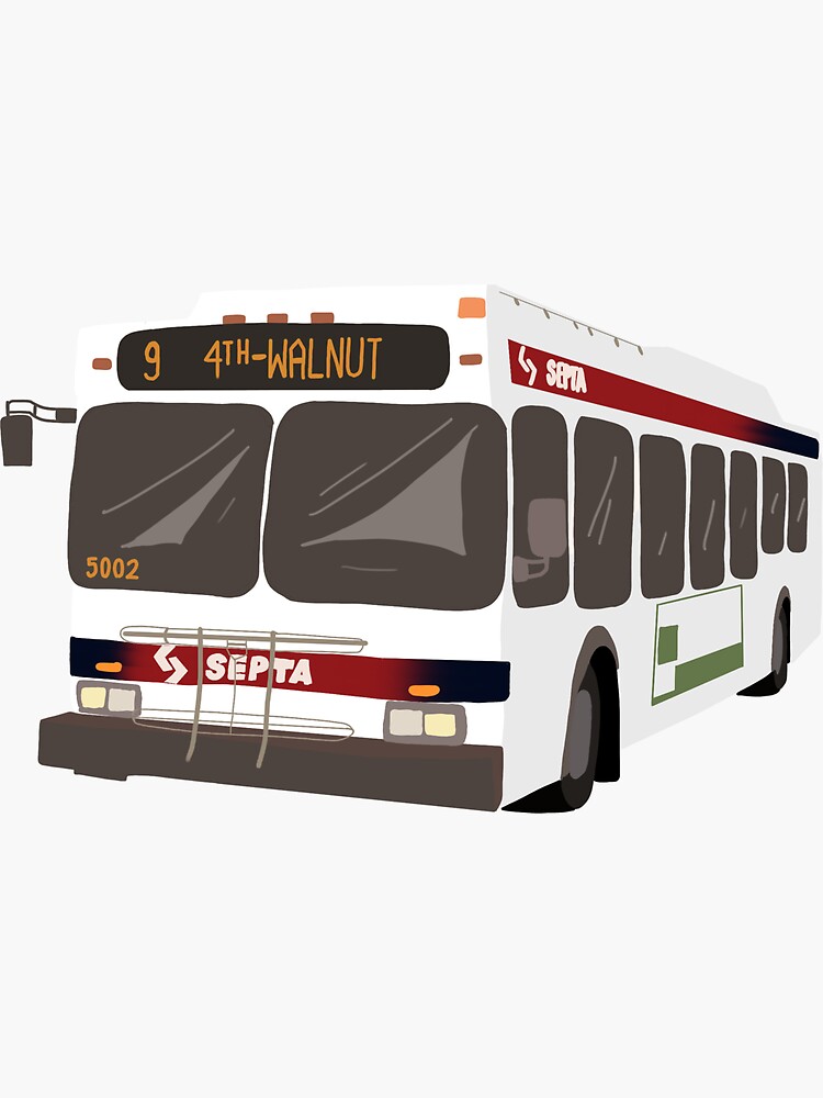 "Philadelphia SEPTA bus Sticker" Sticker for Sale by Alxmbnntt | Redbubble