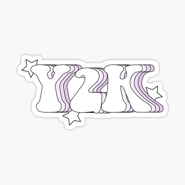 "Pastel Purple Y2K" Sticker by alwayselle | Redbubble