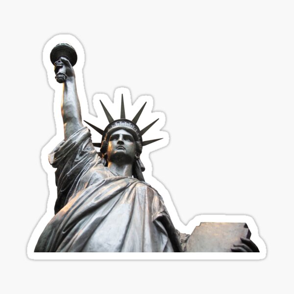"Lady Liberty " Sticker by Mackabee | Redbubble