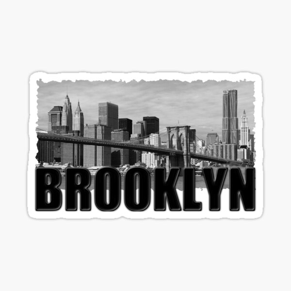 "Brooklyn" Sticker for Sale by Amisdelamer | Redbubble
