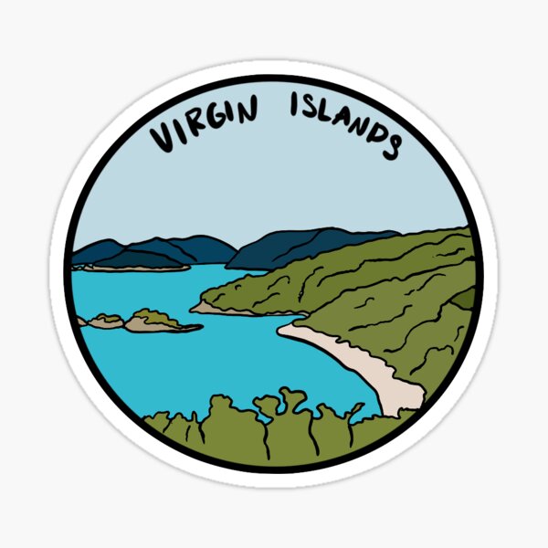 "Virgin Islands National Park Virgin Islands U.S" Sticker by hsan1400 ...