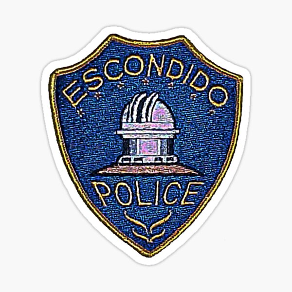 "Escondido California Police Department" Sticker for Sale by ...
