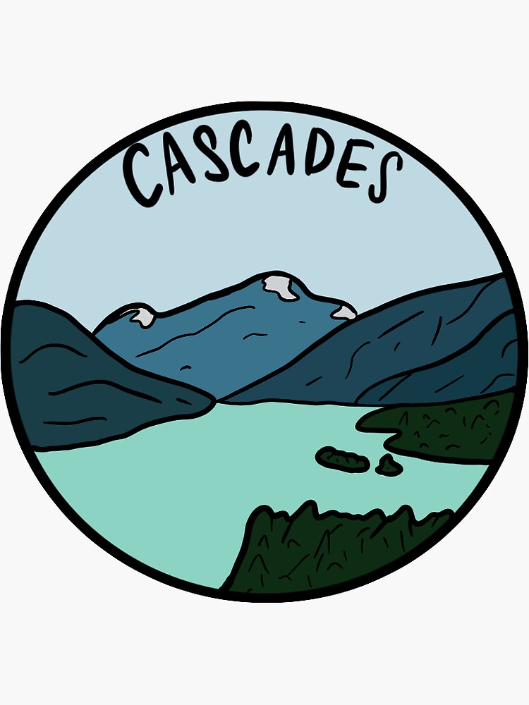 "Cascades National Park" Sticker for Sale by hsan1400 | Redbubble