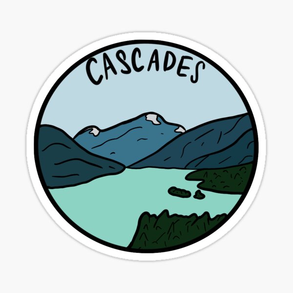 "Cascades National Park" Sticker for Sale by hsan1400 | Redbubble