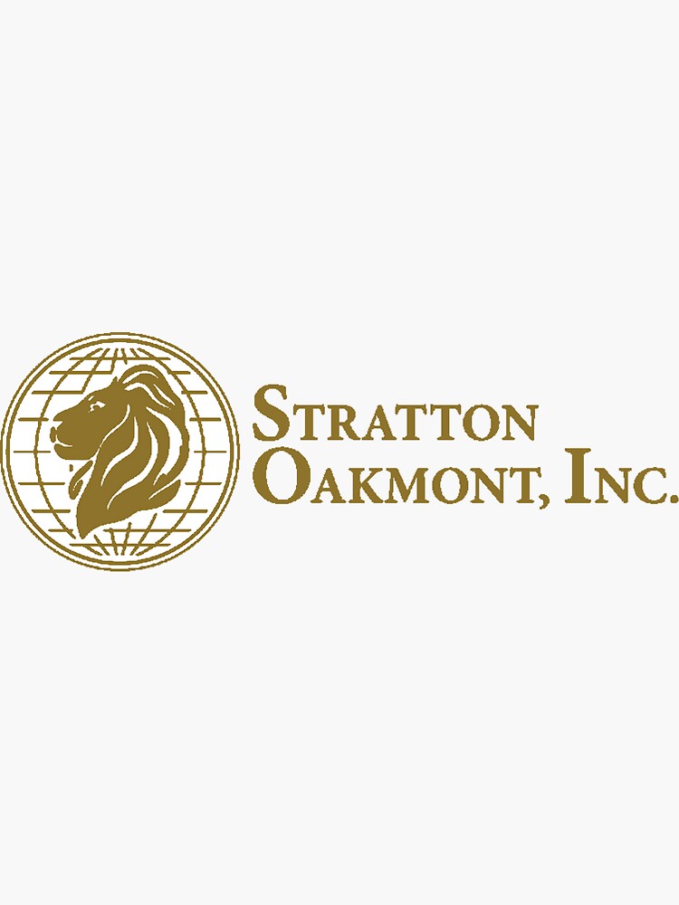 "Stratton Oakmont Inc." Sticker for Sale by rumiszn | Redbubble