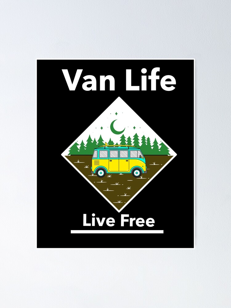 "Van Life Retro Vintage Van Life Design" Poster by martinjg8891 | Redbubble