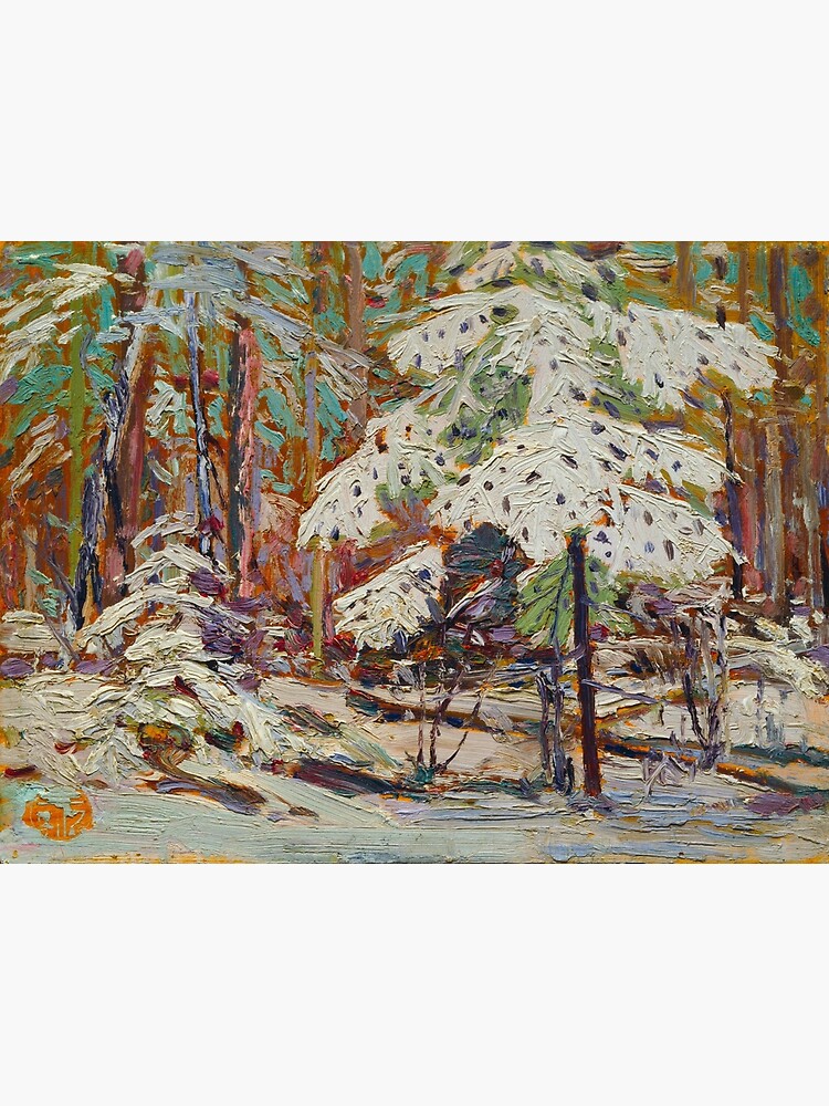 Tom Thomson Snow in the Woods Canadian Landscape Artist Premium Matte ...