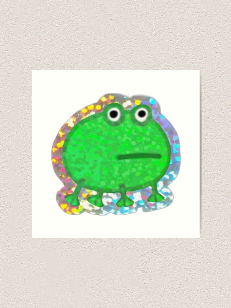 "Frog y2k sticker" Art Print for Sale by cecristini98 | Redbubble