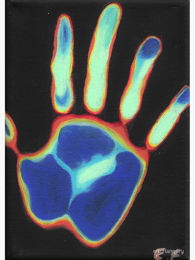 "Thermal imaging of a hand" Poster by erinflannery | Redbubble