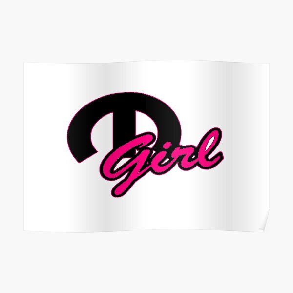 "BIG Black M and Hot Pink Mopar GIRL" Poster for Sale by havens ...