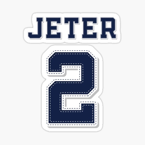 "Derek Jeter - Yankees Official" Sticker for Sale by RKgraphics | Redbubble
