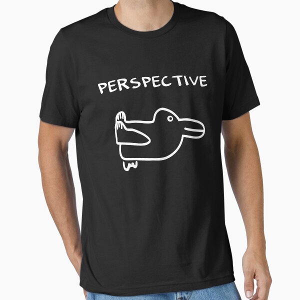 "Perspective - Rabbit Duck Optical Illusion" Essential T-Shirt for Sale ...