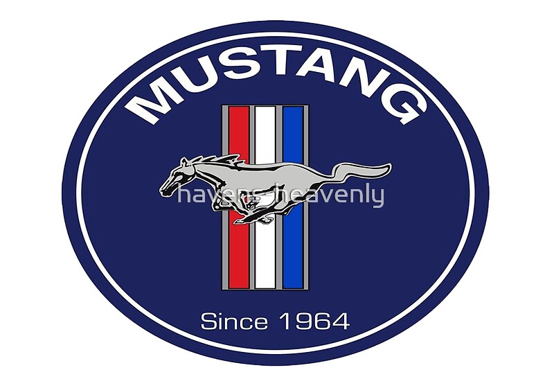 "Mustang Pony Since 1964 Tin Sign Automobilia" by havens-heavenly ...