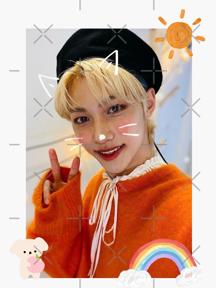 "felix cute " Sticker for Sale by marisaurban | Redbubble