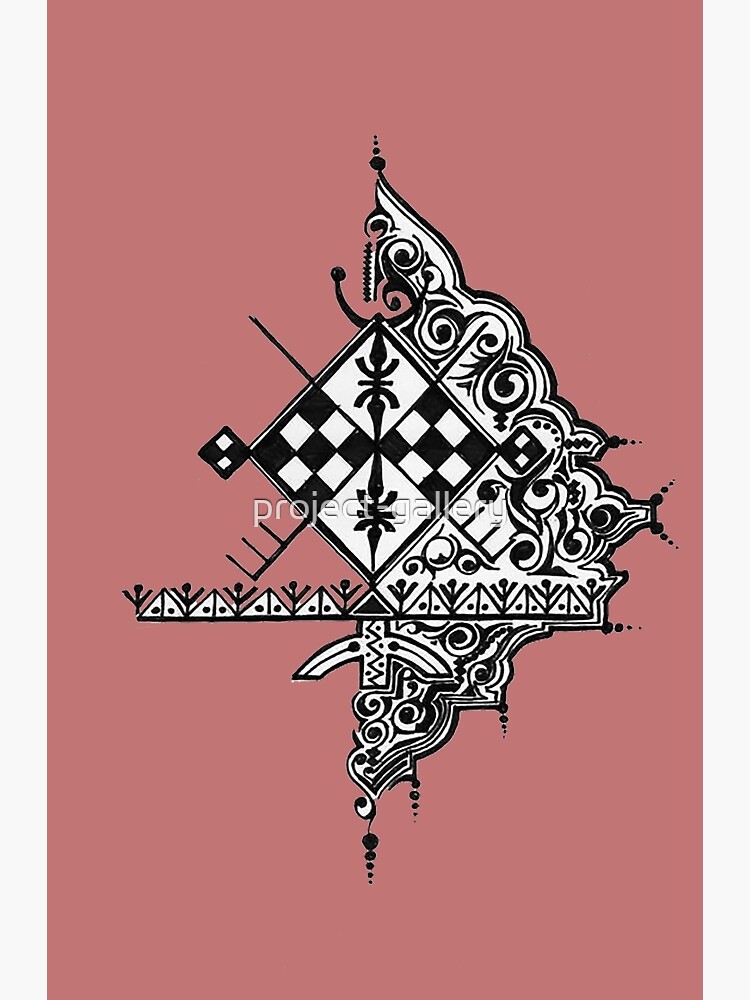 Lámina fotográfica «símbolo marroquí amazigh» de project-gallery ...