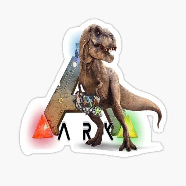 "Ark T-rex" Sticker for Sale by izikil | Redbubble