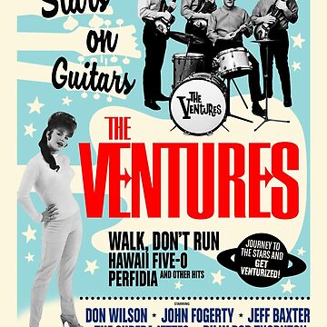 Lámina metálica for Sale con la obra «The Ventures: Stars on Guitars ...