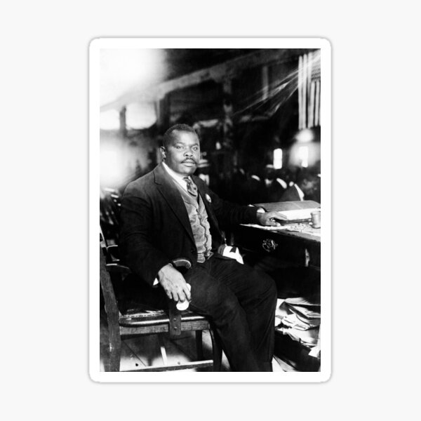 "Marcus Garvey Portrait 1924" Sticker for Sale by warishellstore ...