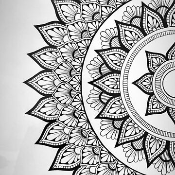 "Half Mandala" Art Board Print for Sale by ChloeT10 | Redbubble