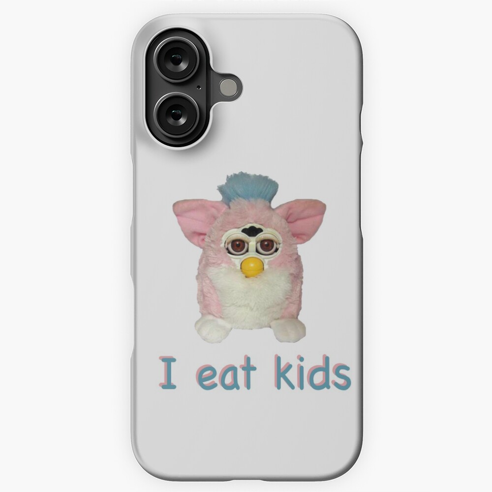 "Furby I eat kids " Sticker for Sale by Spectral-Lime | Redbubble