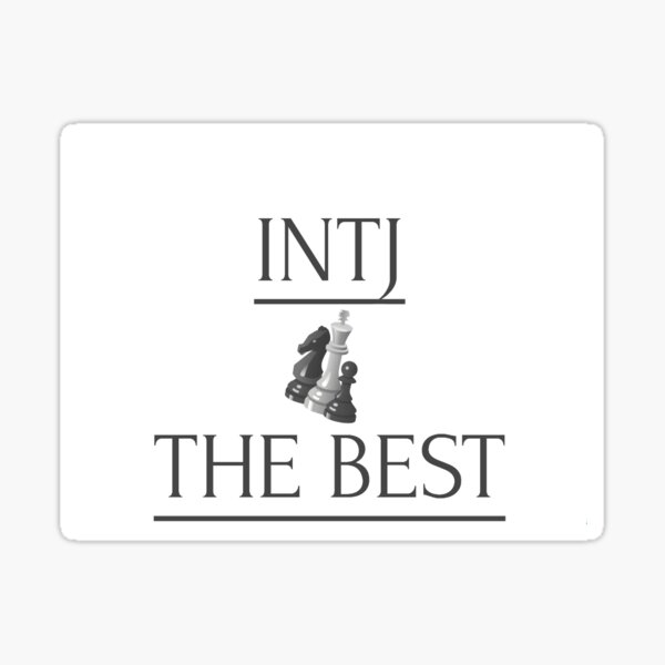 "INTJ" Sticker by Mmafan | Redbubble