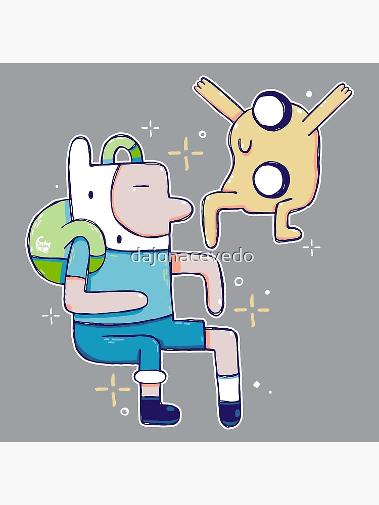 "Fin and Jake in Abstract" Poster for Sale by DajonAcevedo | Redbubble